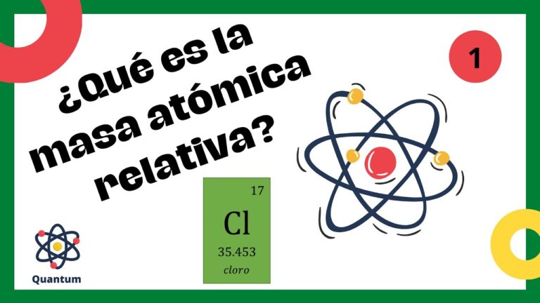 ¿Qué es la Masa Atómica Relativa? Definición y Ejemplos Explicativos ...